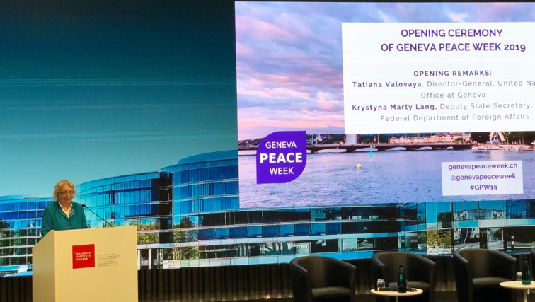 Opening Ceremony of the 2019 Geneva Peace Week – The Graduate Press ...